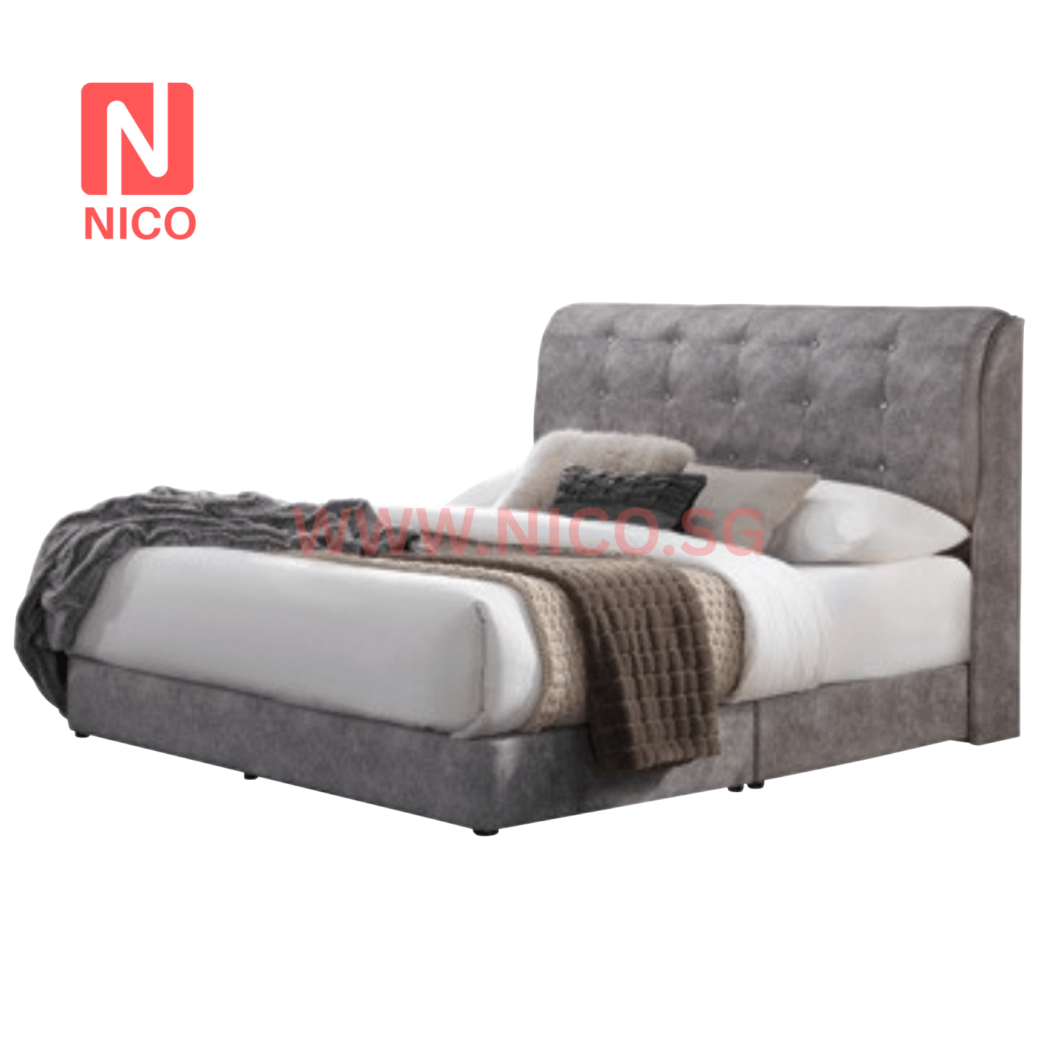 BRENDA Bed Frame – NICO Furniture | Shop furniture in Singapore