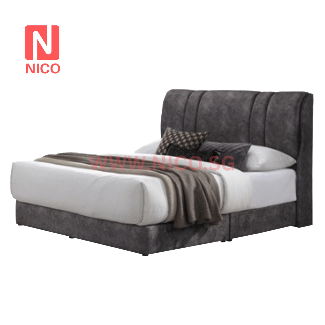 DAVID Bed Frame – NICO Furniture | Shop furniture in Singapore